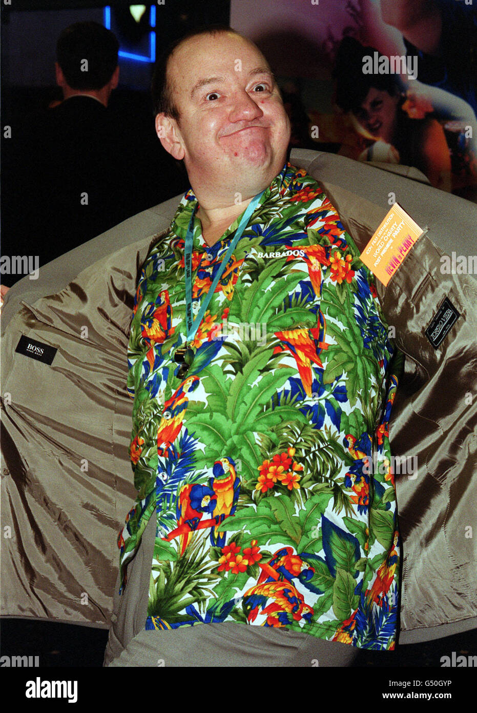 Comedian, director and writer Mel Smith arriving at the World Charity ...