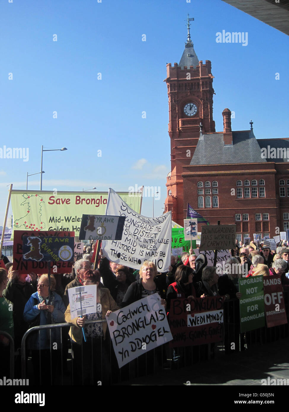 Reppic wales protest hi-res stock photography and images - Alamy