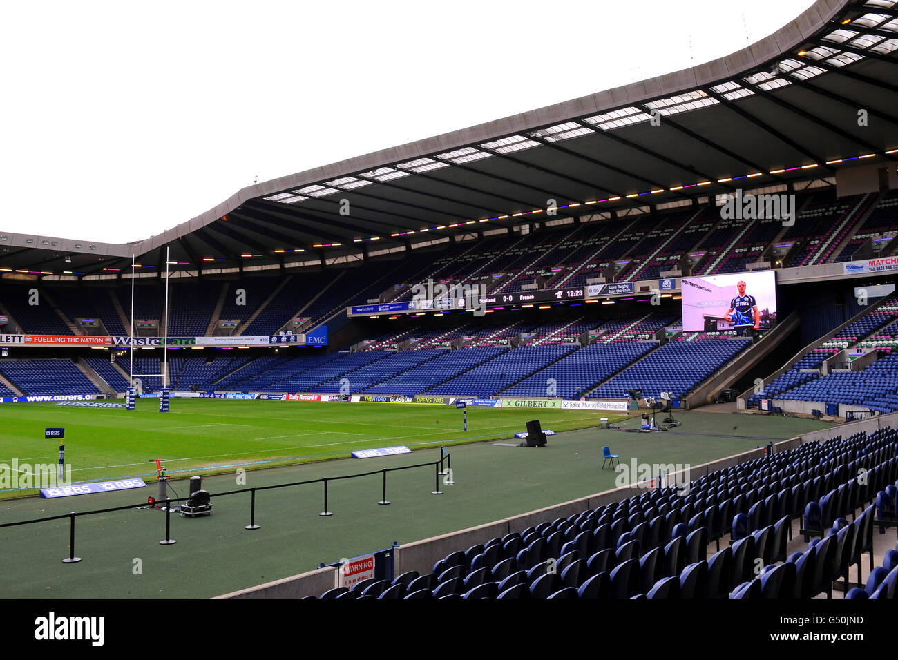 A general view of Murrayfield Stadium, home of Scotland Stock Photo - Alamy