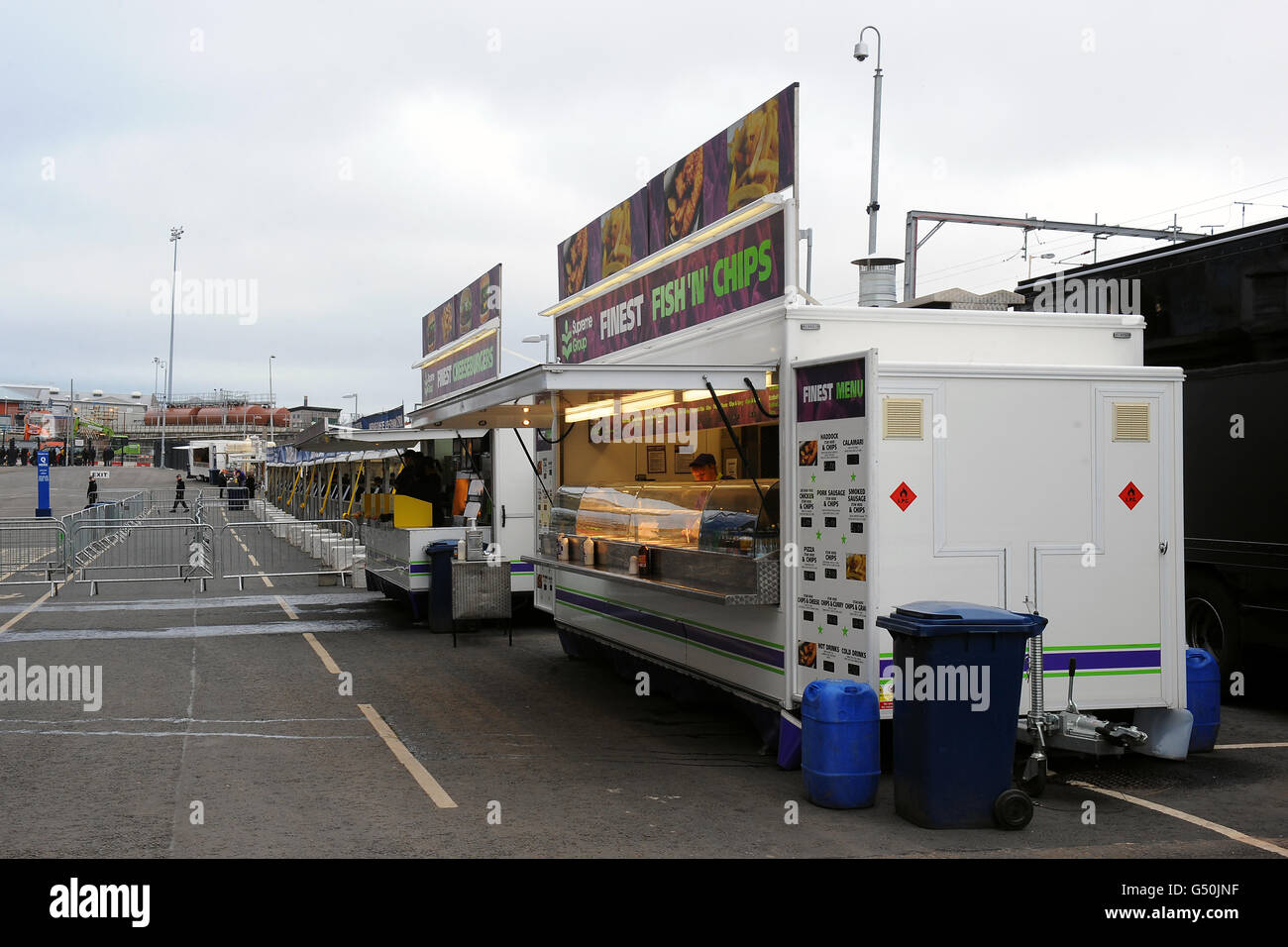 Fish chips van murrayfield hi-res stock photography and images - Alamy