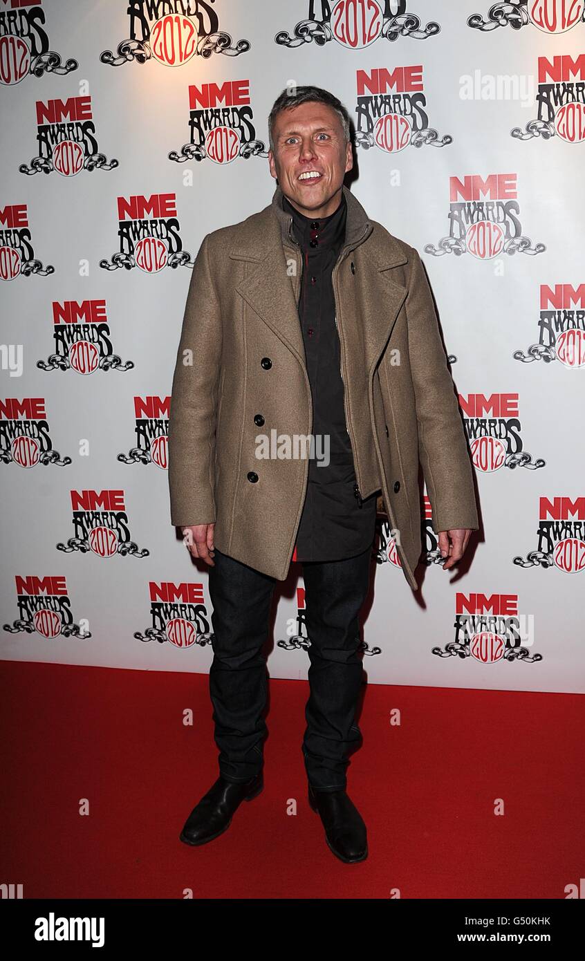 Mark Berry aka 'Bez' from the Happy Mondays arriving for the 2012 NME ...