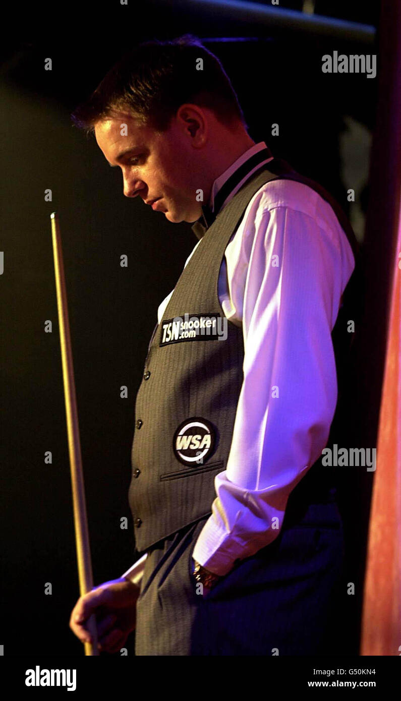 Stevens v Swail World Snooker Stock Photo - Alamy