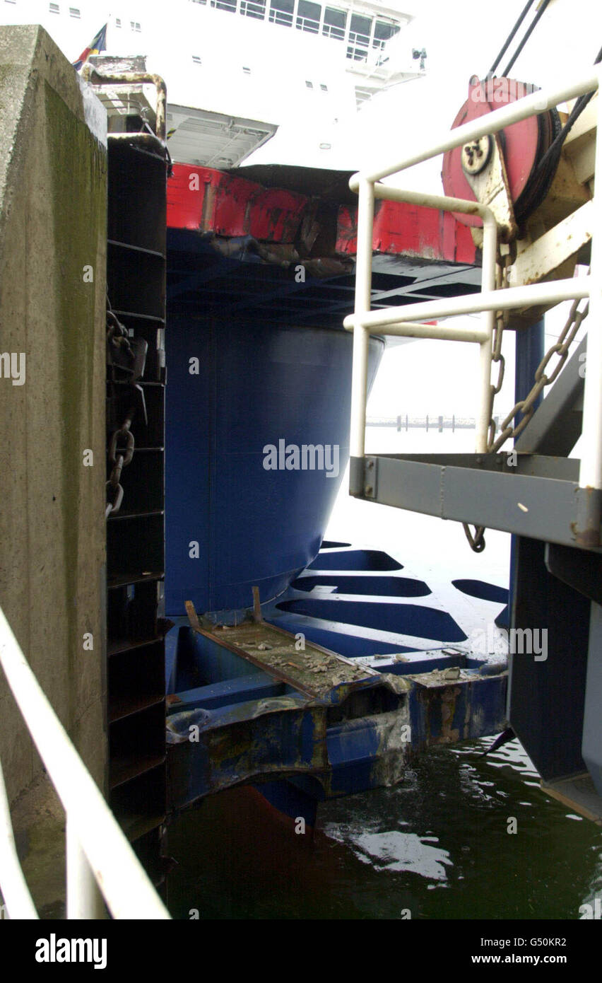 P&O Ferry accident Stock Photo - Alamy
