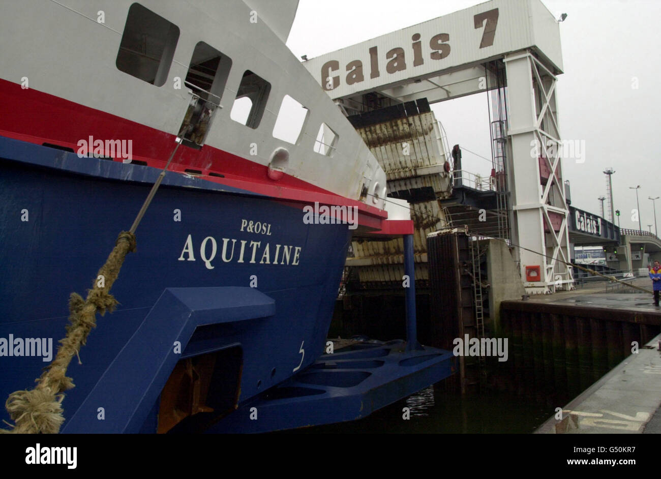 P&O Ferry accident Stock Photo - Alamy