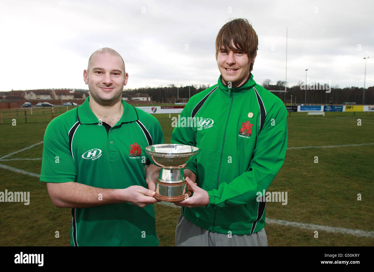 Dunbar's Keiran Donnellan and Chris Greco (right) with the Bowl after ...