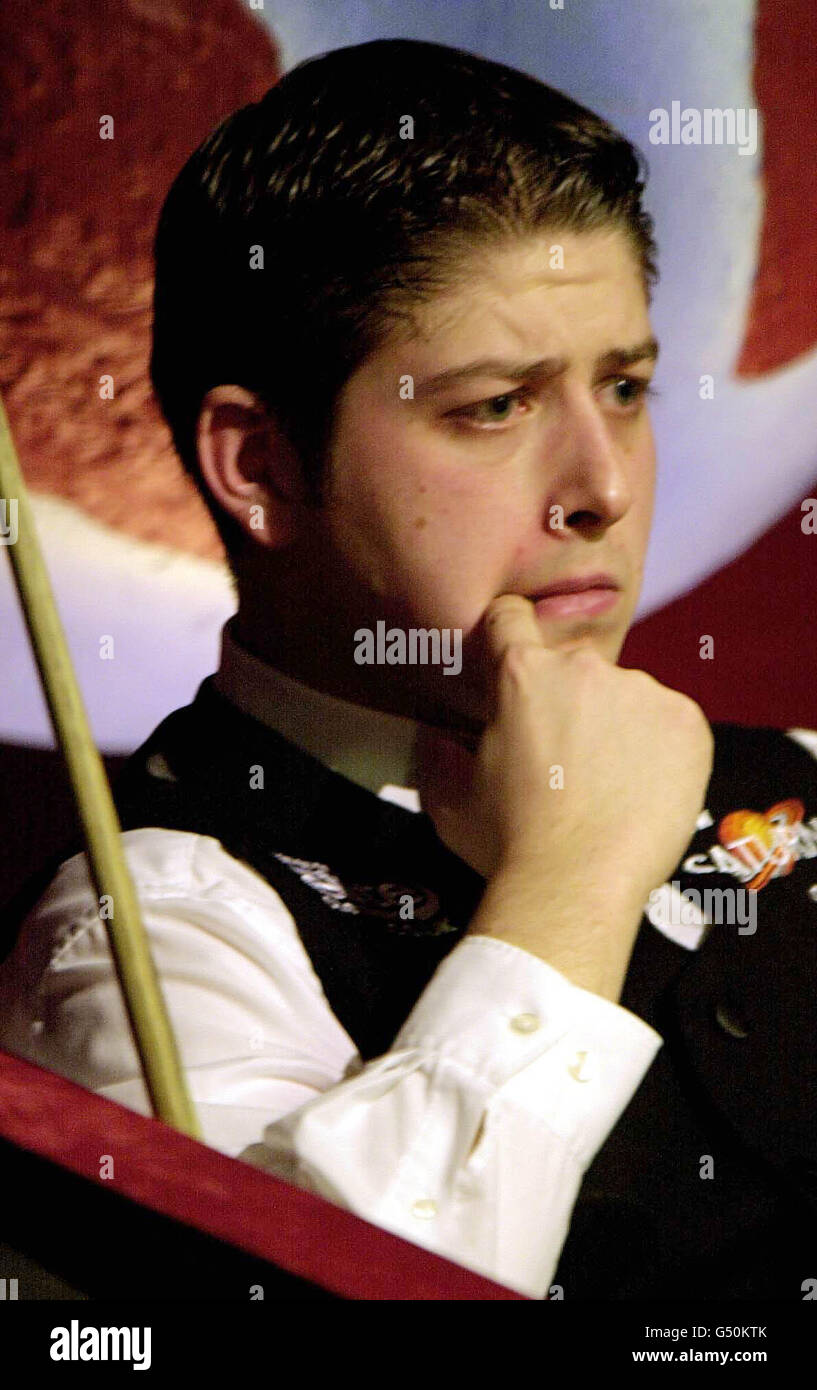Stevens World Snooker Finals. Wales' Matthew Stevens during the semi ...