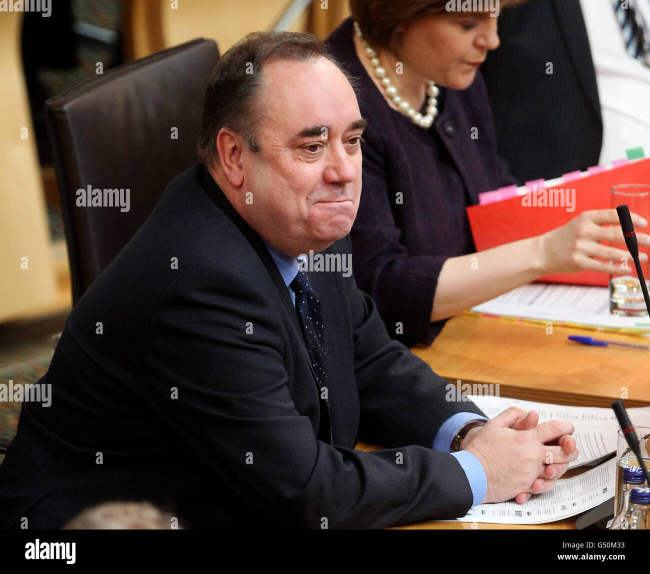 First Minister Alex Salmond during First Ministers Questions at the ...
