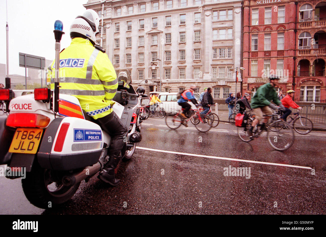 Police surveillance as cyclists from the group Charm - Cyclists Have A ...