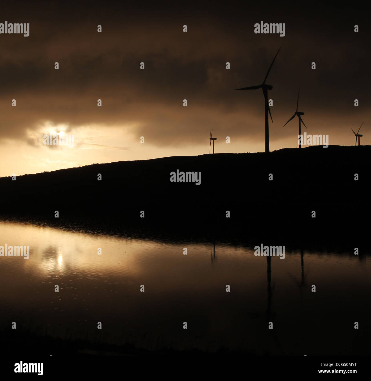 Wind Turbines near Dalry, Ayrshire Stock Photo - Alamy