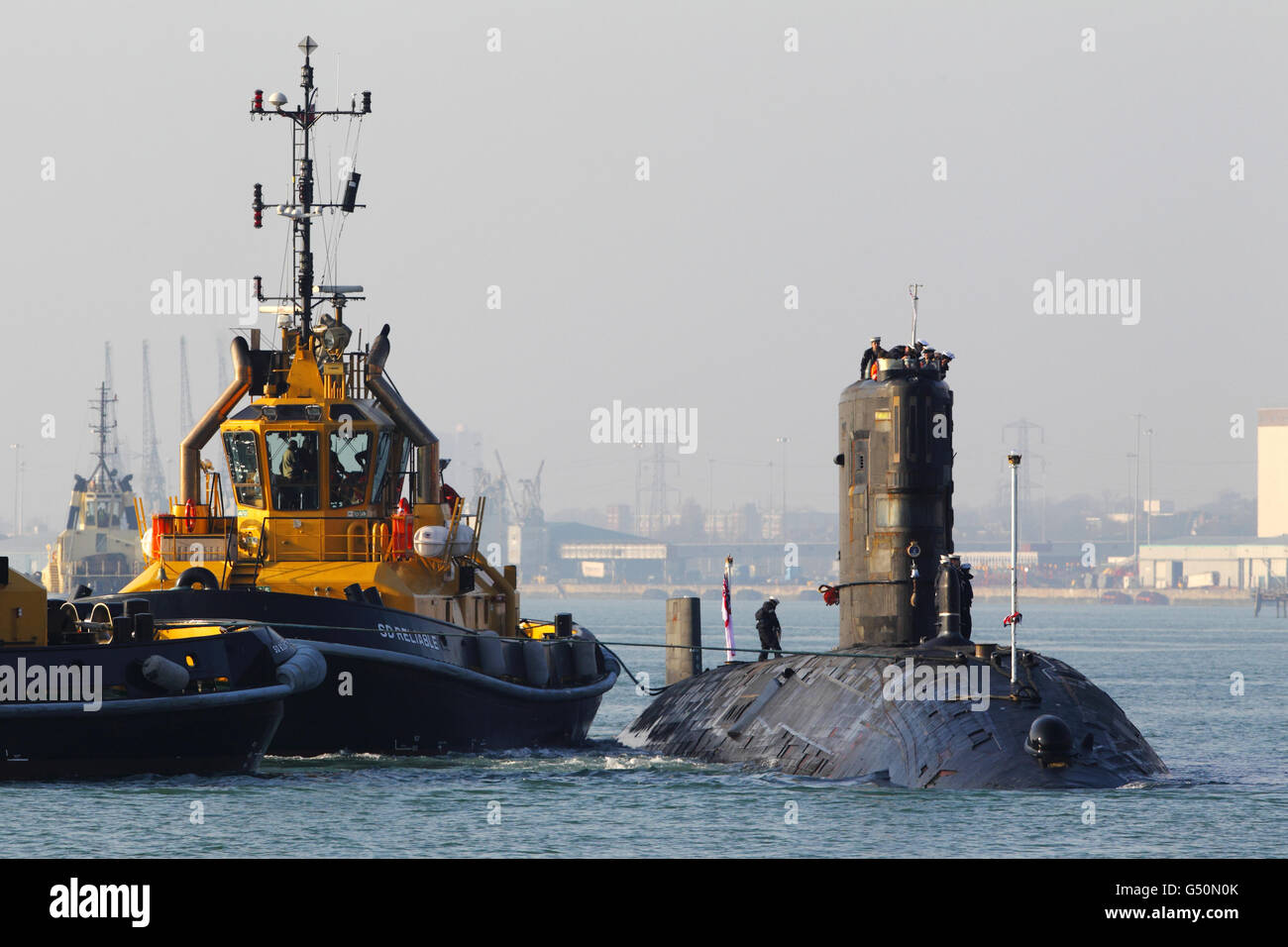 Royal navy submarine hms tireless hi-res stock photography and images ...