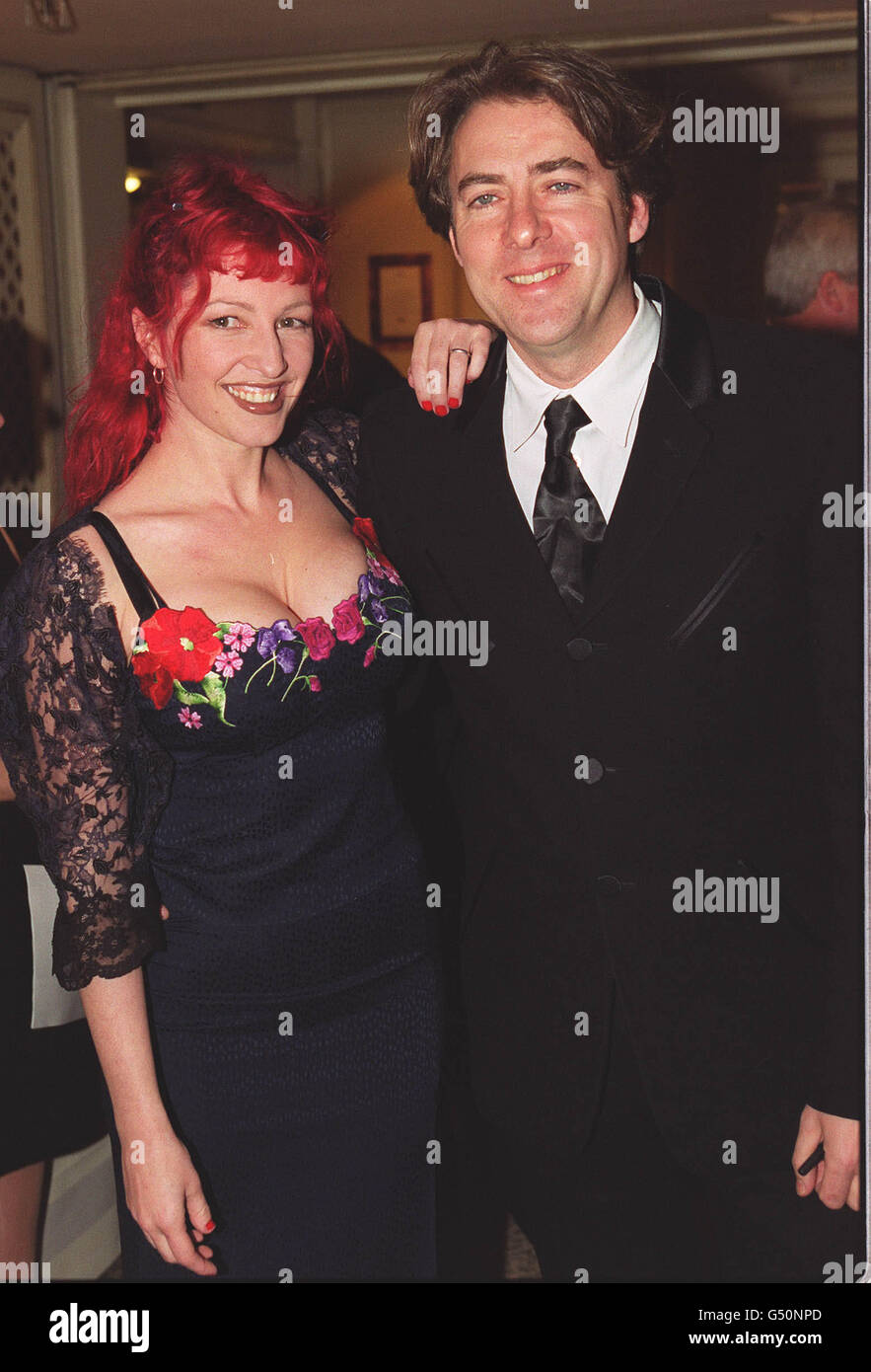 Tv Presenter Jonathan Ross And His Wife High Resolution Stock ...