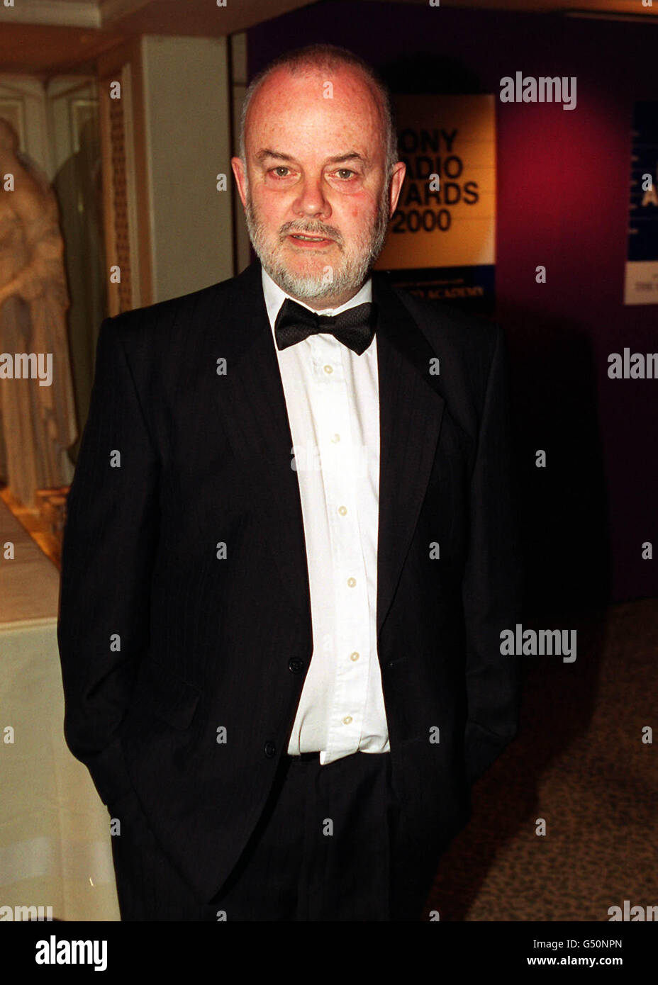 Radio presenter John Peel, arriving for the Sony Radio Awards 2000 at ...