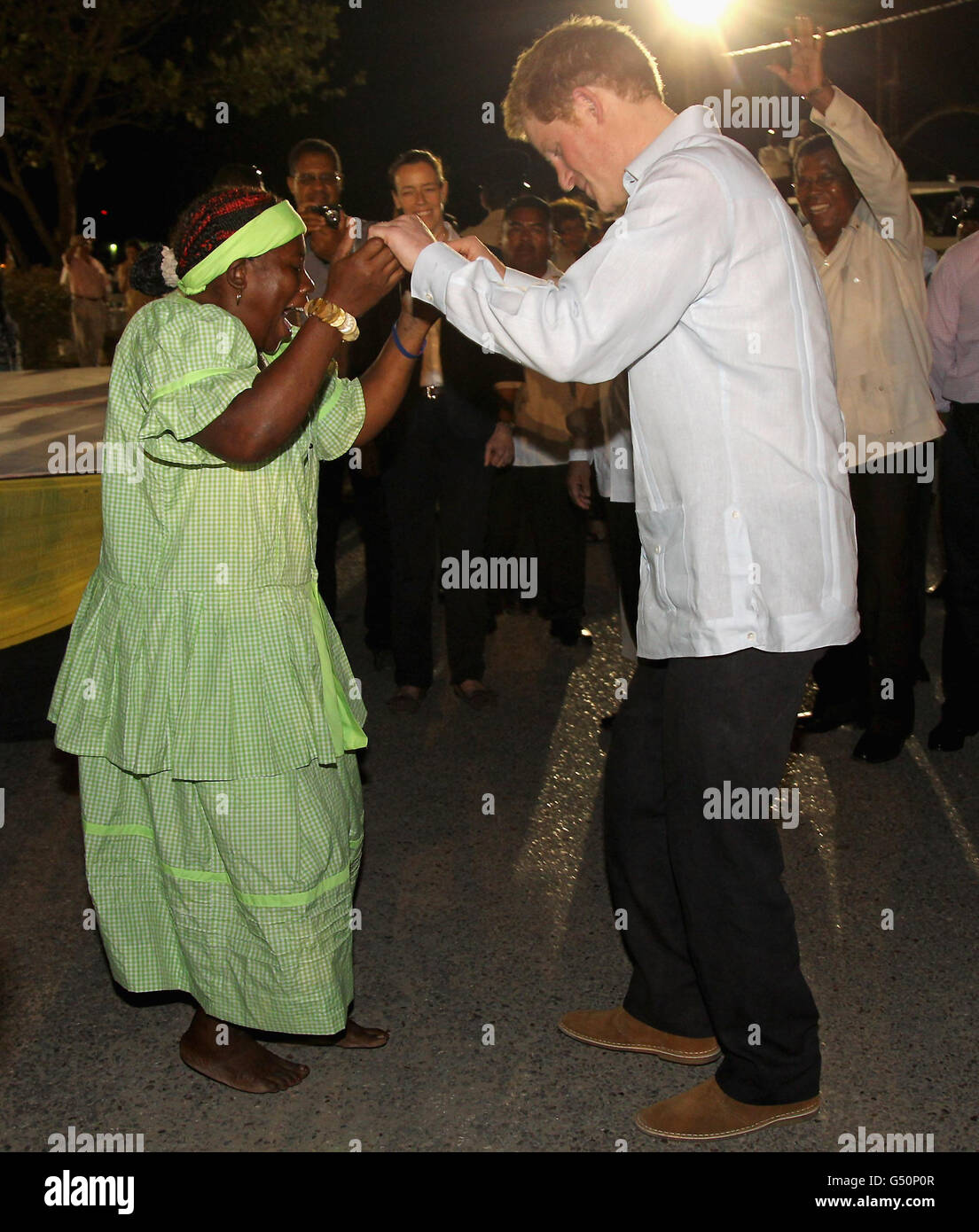 Queen elizabeth ii visit to belize hi-res stock photography and images ...