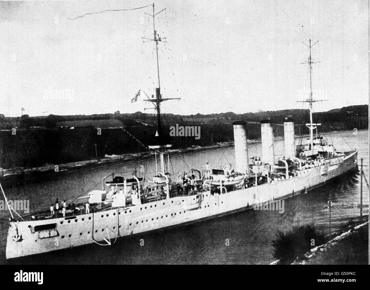 Light cruiser emden Black and White Stock Photos & Images - Alamy