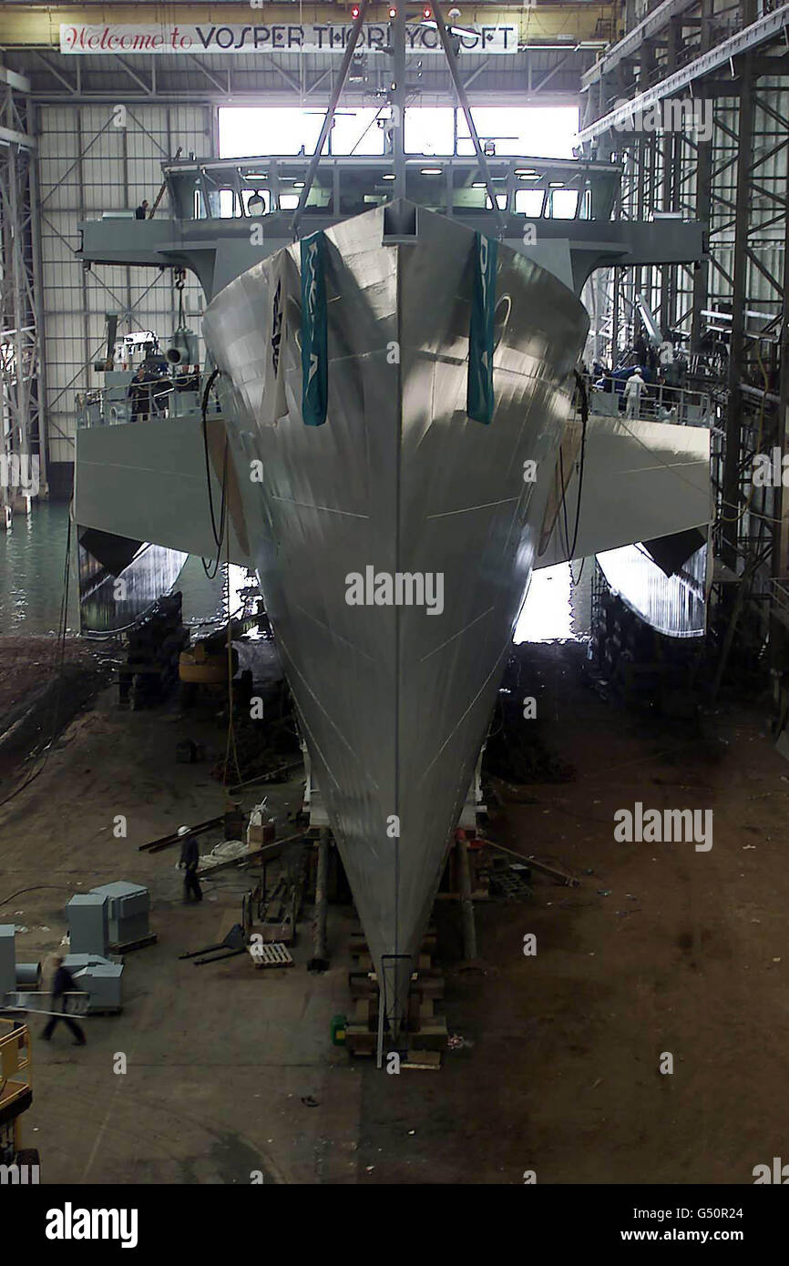 Triton trimaran warship hi-res stock photography and images - Alamy