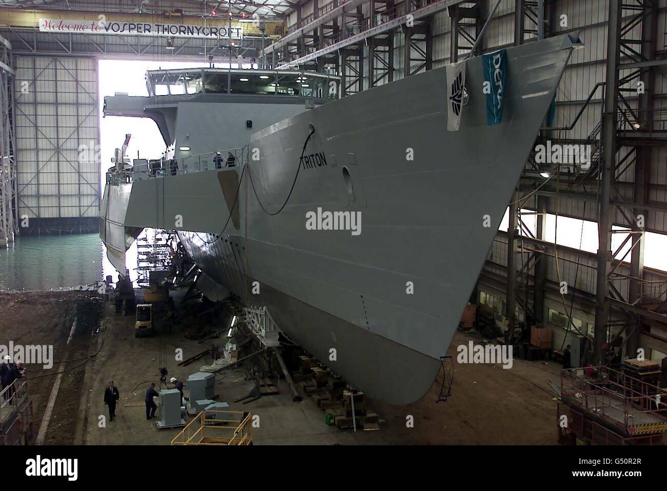 Triton Trimaran Warship High Resolution Stock Photography and Images ...