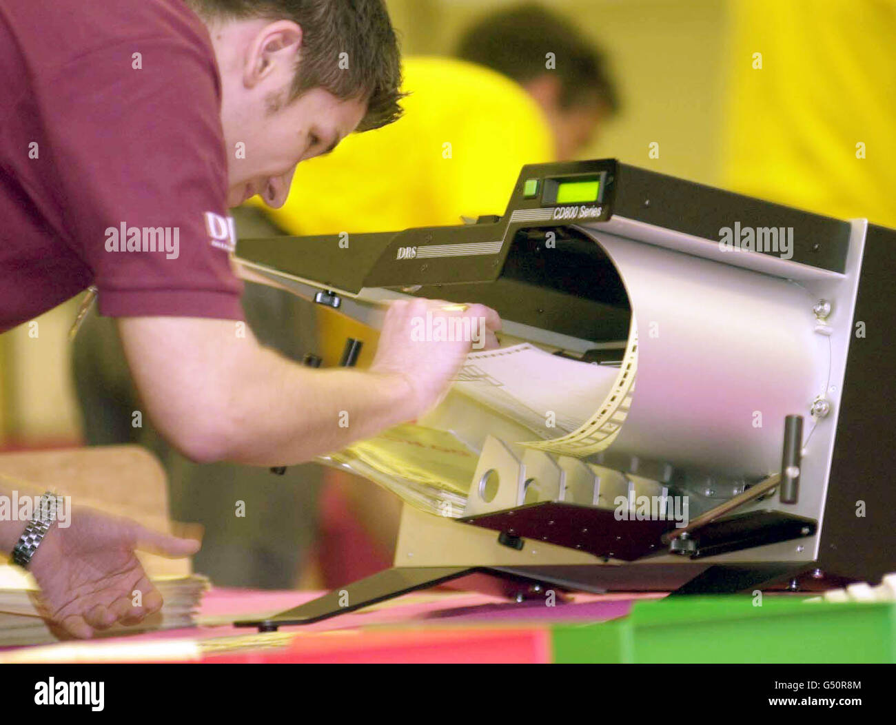 Counting staff at the West Central count in Kensington using the new ...