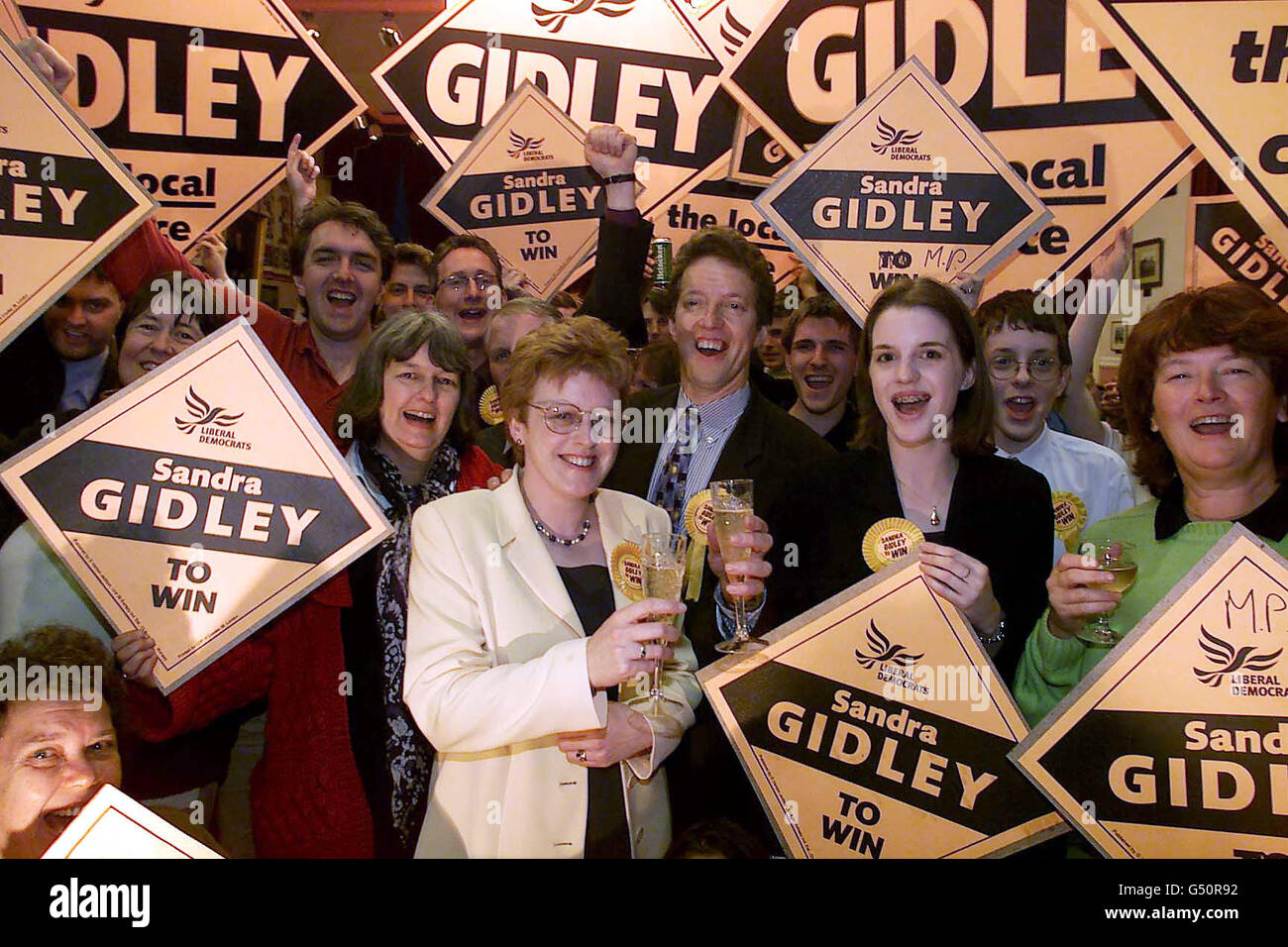 Politics by election smiling celebrating literature placard logo hi-res ...