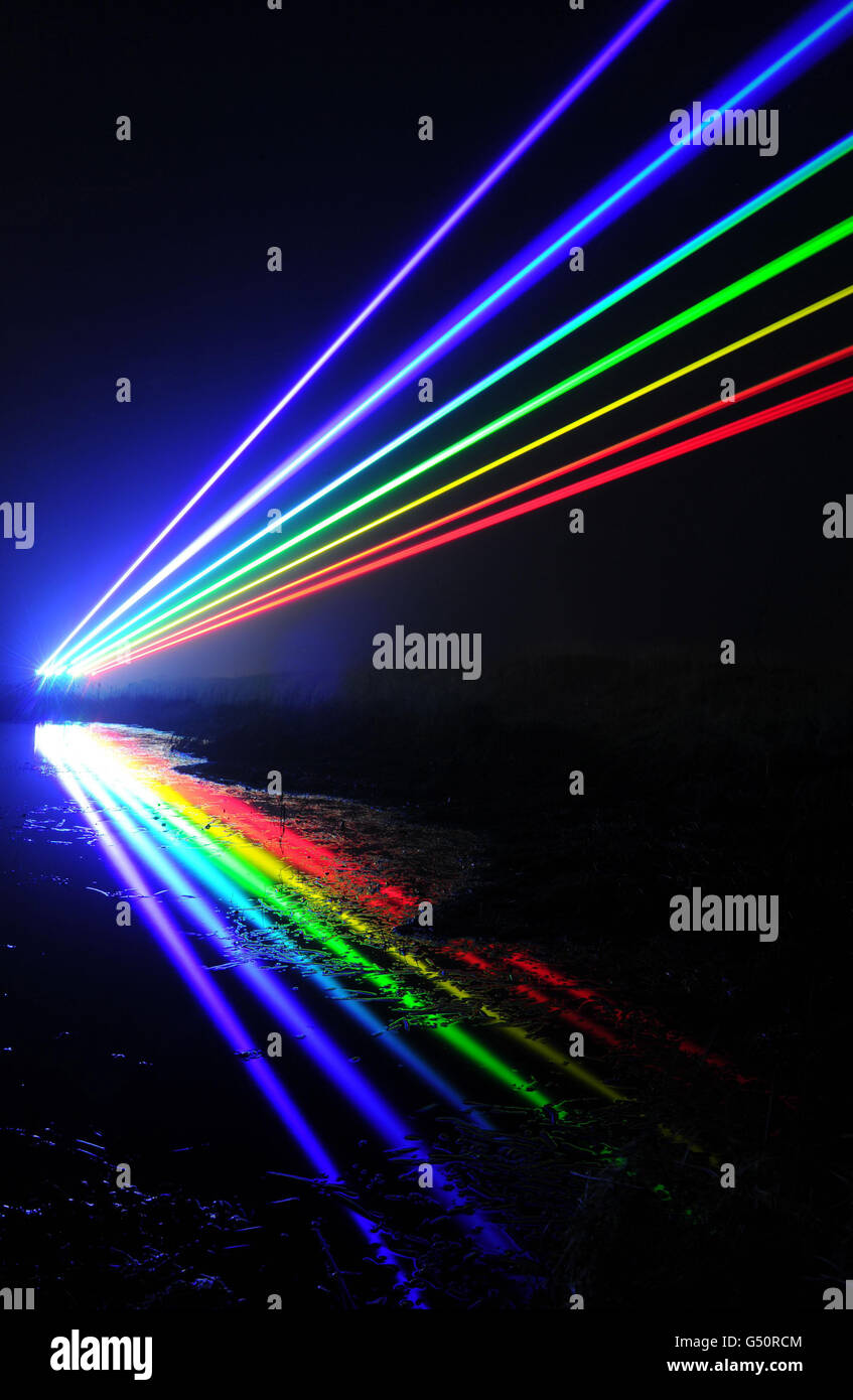 Global Rainbow projection Stock Photo - Alamy