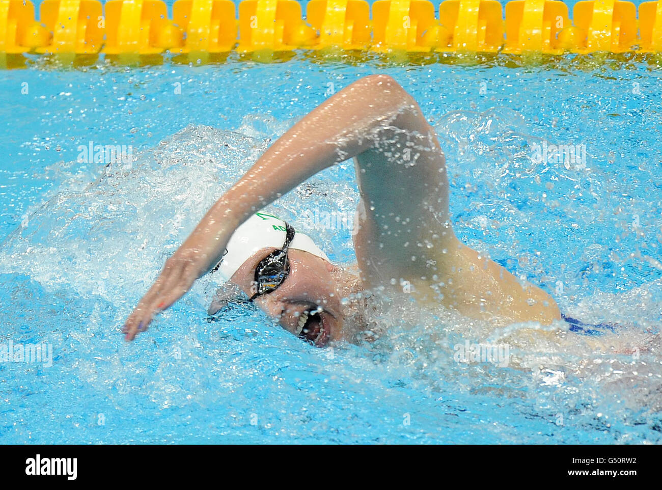 Great Britain's Rebecca Adlington in action during her heat of the ...