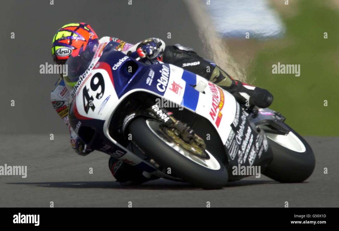 Walker Donington Superbikes Stock Photo - Alamy
