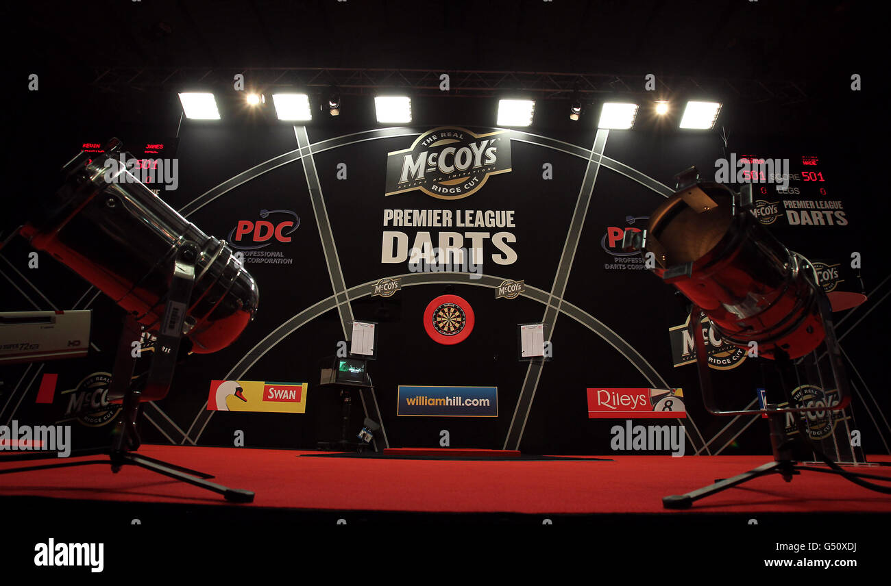 Darts - McCoys Premier League Darts 2012 - Westpoint Arena. A general ...