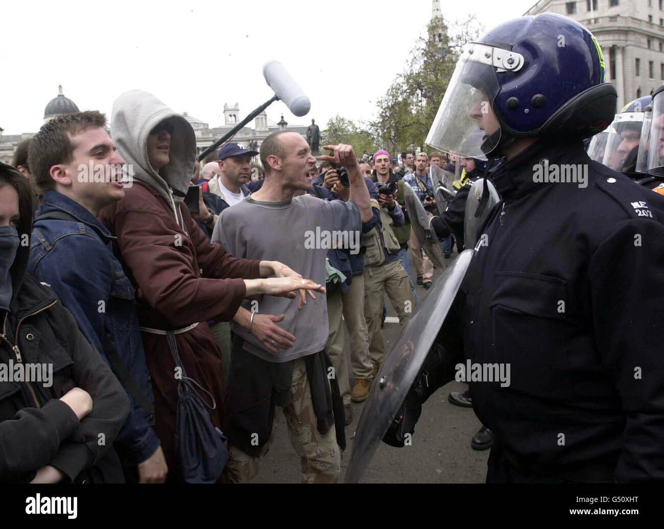 Anti capitalist protest Stock Photo - Alamy