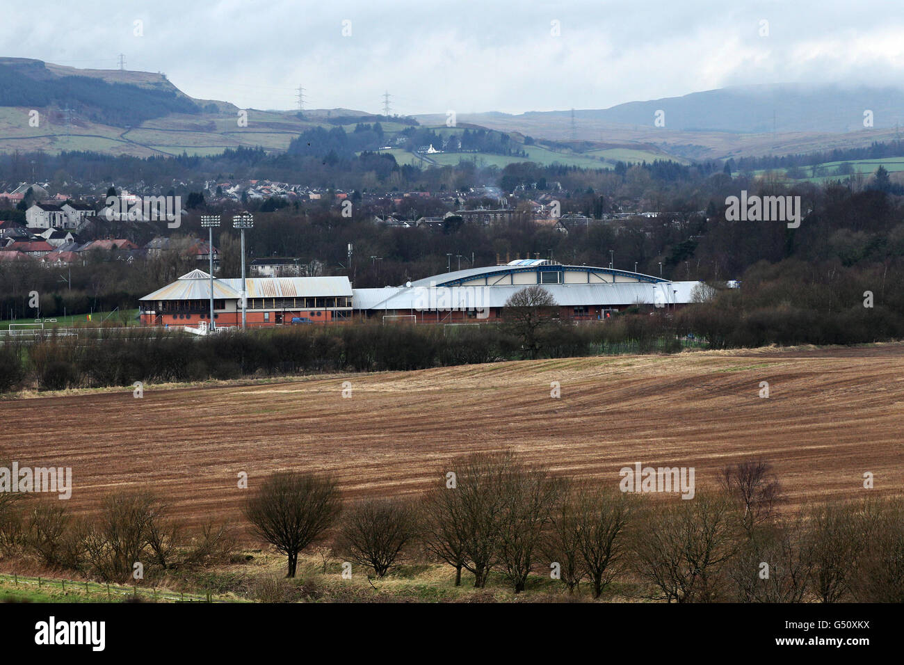 Rangers players murray park training ground hi-res stock photography ...