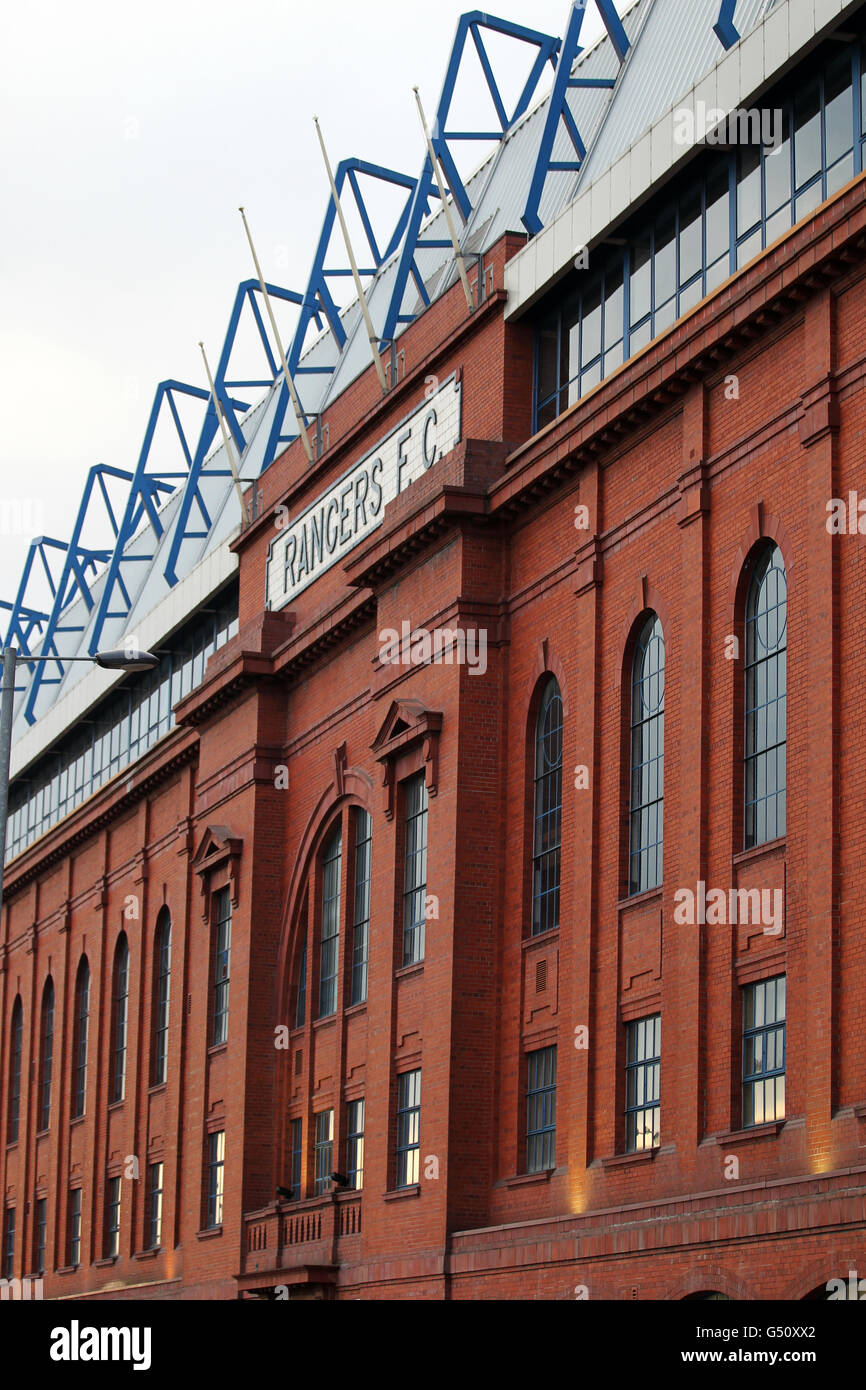 Soccer - Rangers in Administration - Ibrox Stadium Stock Photo - Alamy