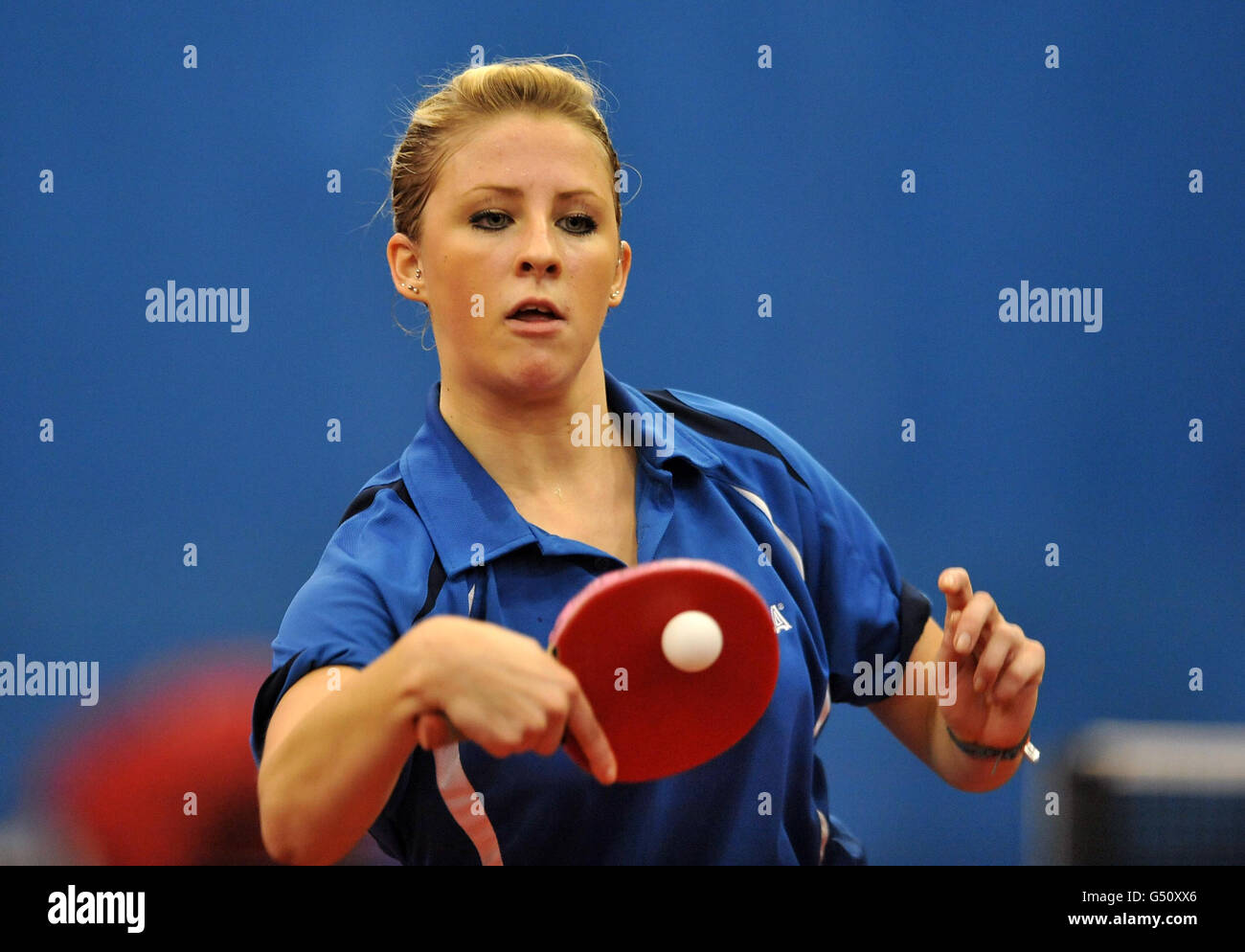 Emma Vickers in action during her Women's U21 group match during day ...