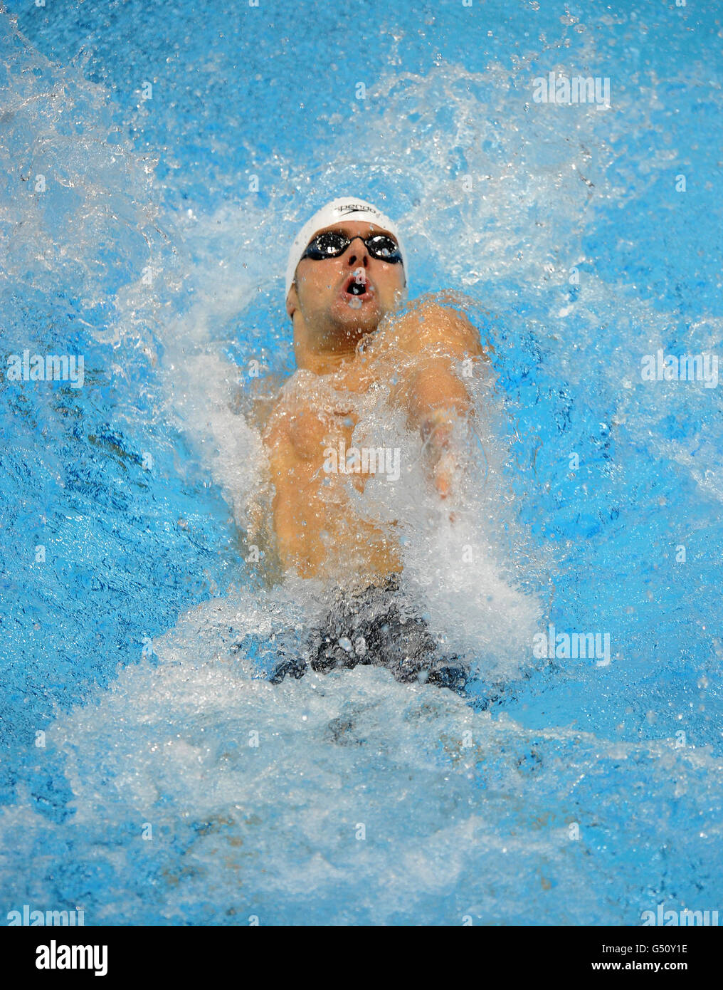 Great Britain's Liam Tancock in action during his heat of the Men's ...