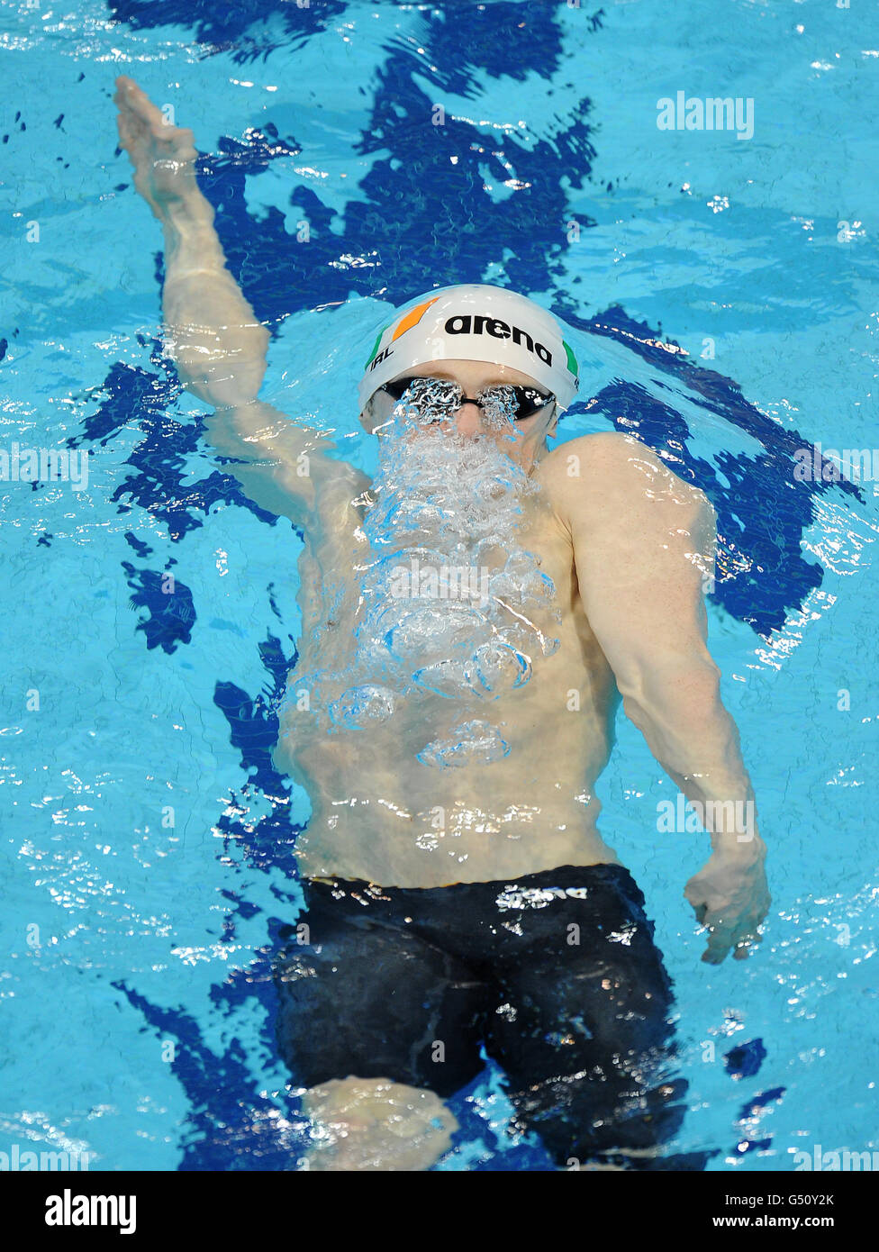 Ireland's Karl Burdis in action during his heat of the Men's 100m ...