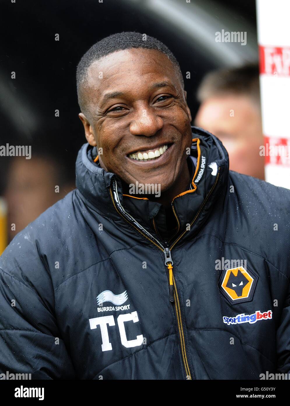 Wolverhampton Wanderers manager Terry Connor on the touchline Stock ...