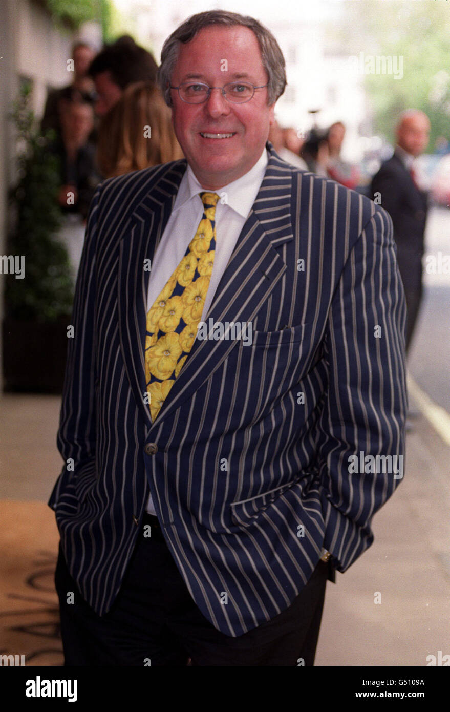 Richard Whiteley arriving at the Savoy Hotel in London for The Loaded ...
