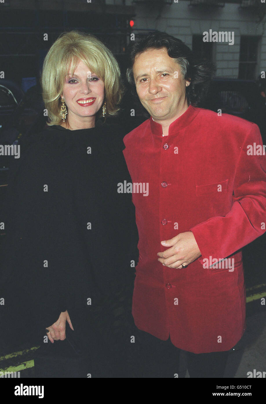 Actress Joanna Lumley Accompanied By Her Husband Stephen Barlow High ...