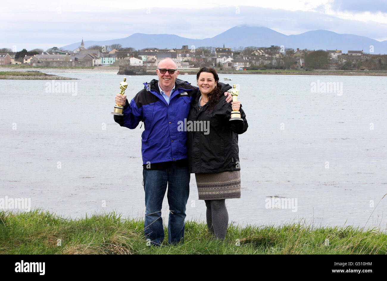 Terry George returns to UK Stock Photo - Alamy