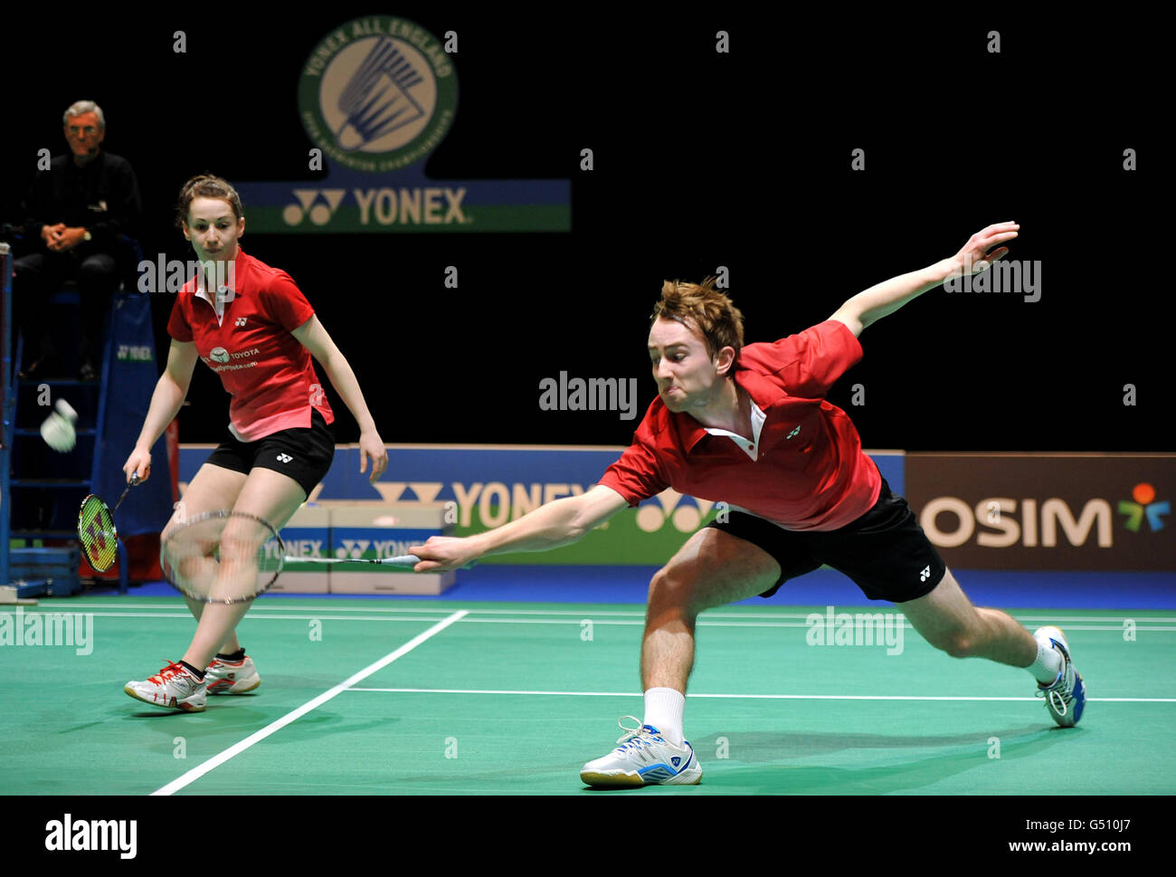 Ireland's Sam Magee (right) and Chloe Magee in action during their 1st ...