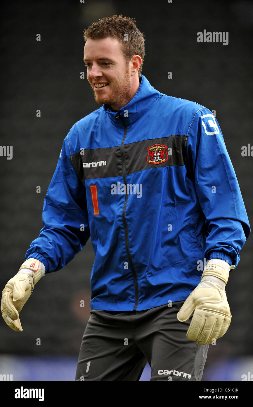 Carlisle united goalkeeper adam collin hi-res stock photography and ...