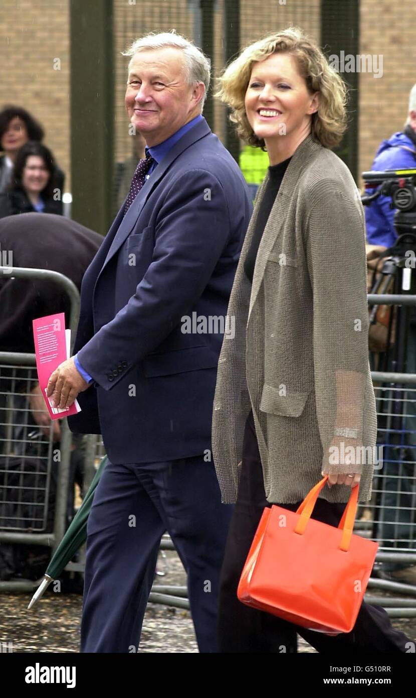Designer Sir Terence Conran with his wife Vicki arrive on London's ...