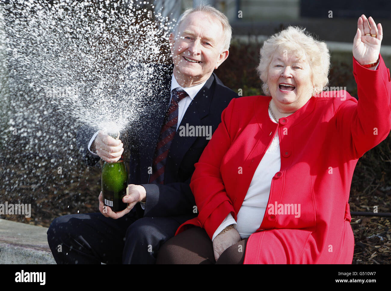 Lotto draw winner Stock Photo - Alamy