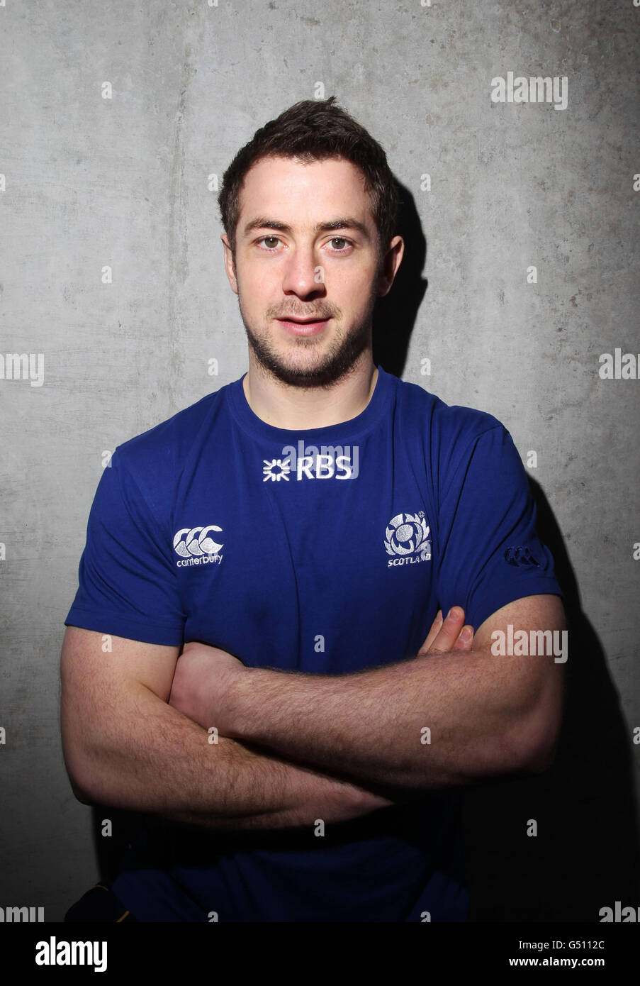Scotlands greig laidlaw during the team announcement at murrayfield hi ...