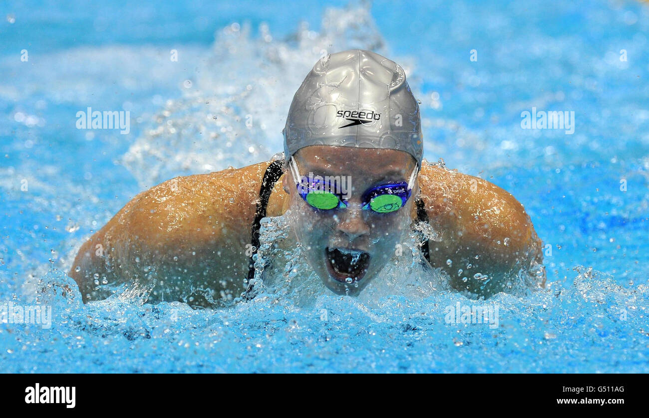 Ellen Gandy in action during the heats of the women's 200m Butterfly ...