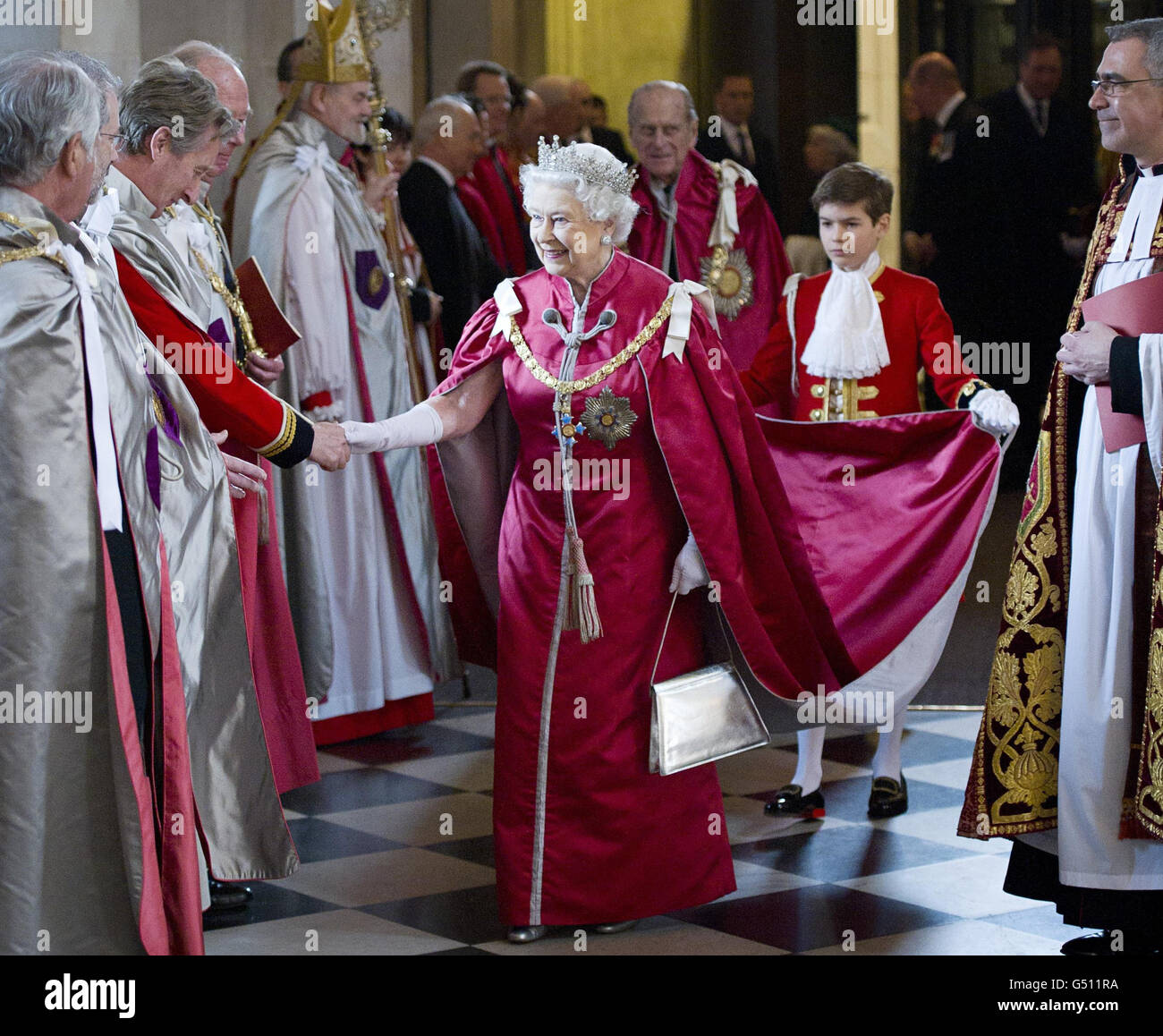 Service of dedication for the Order of the British Empire Stock Photo ...