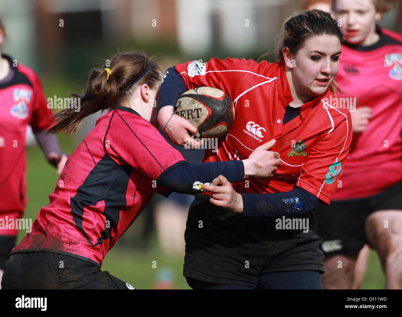 Rugby Union - Girls Rugby Festival - Scotstoun Stadium Stock Photo - Alamy