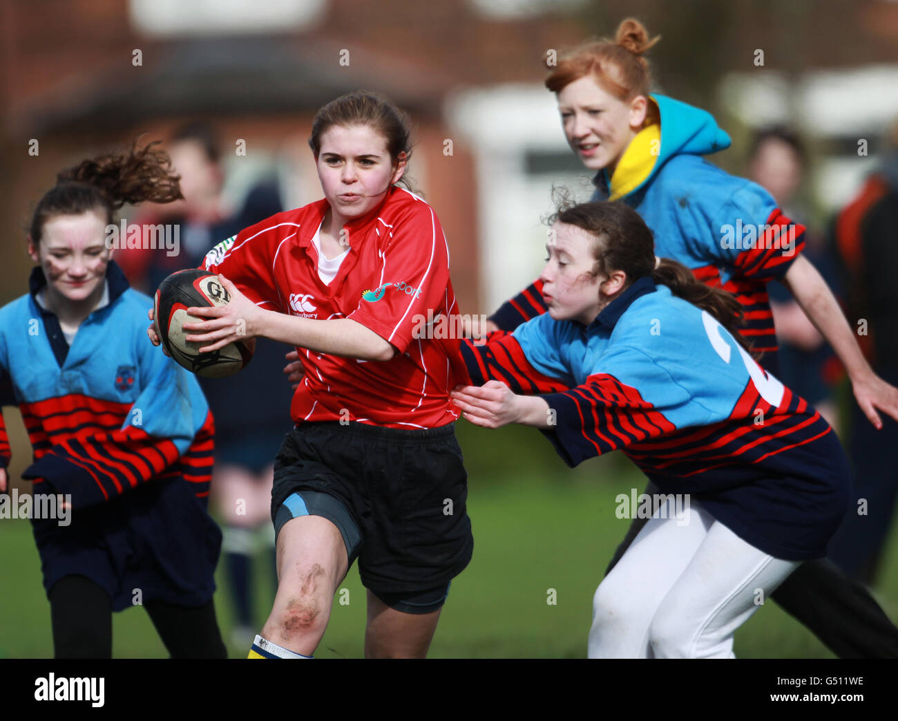 Rugby Union - Girls Rugby Festival - Scotstoun Stadium Stock Photo - Alamy