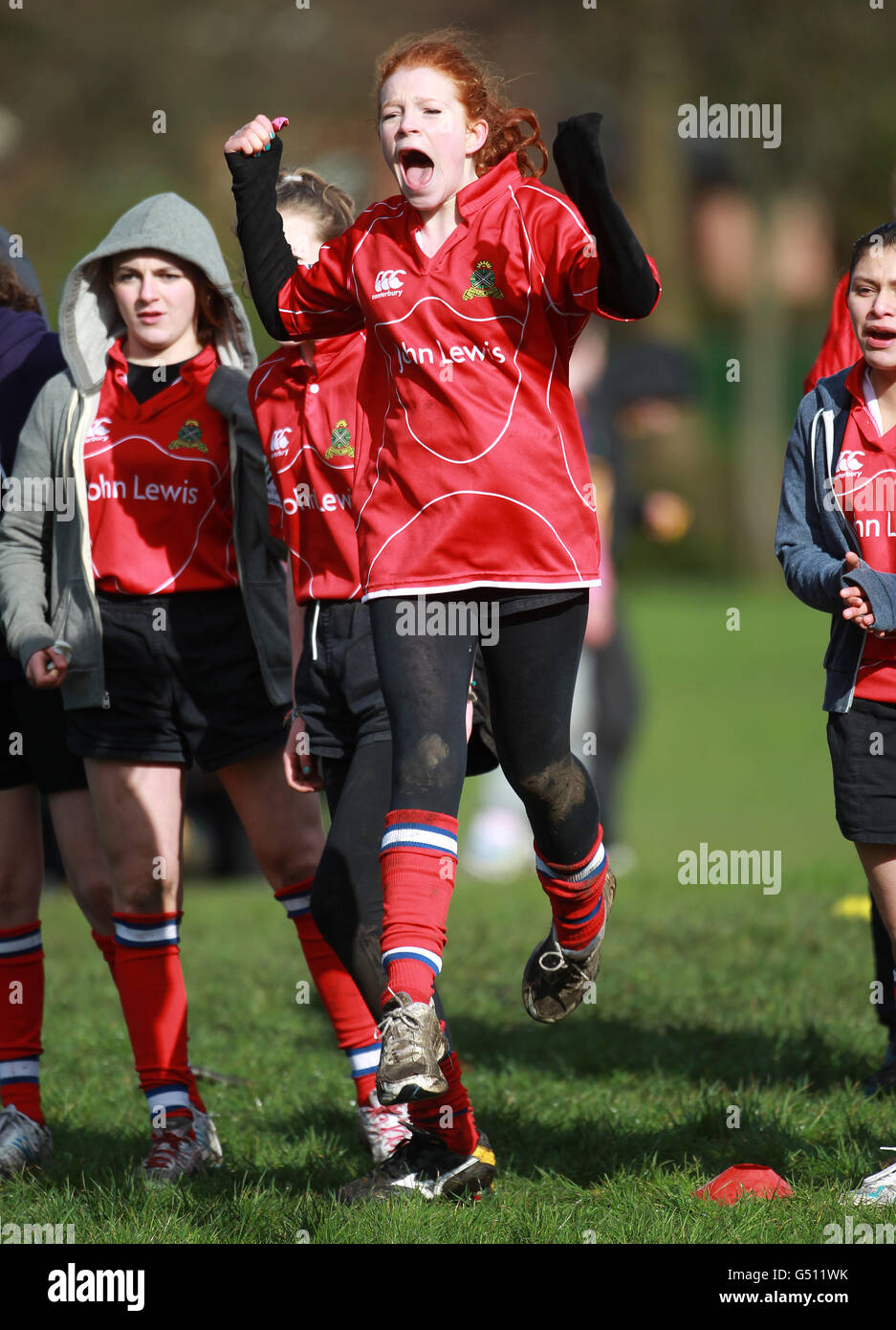 Rugby union girls rugby festival scotstoun stadium hi-res stock ...