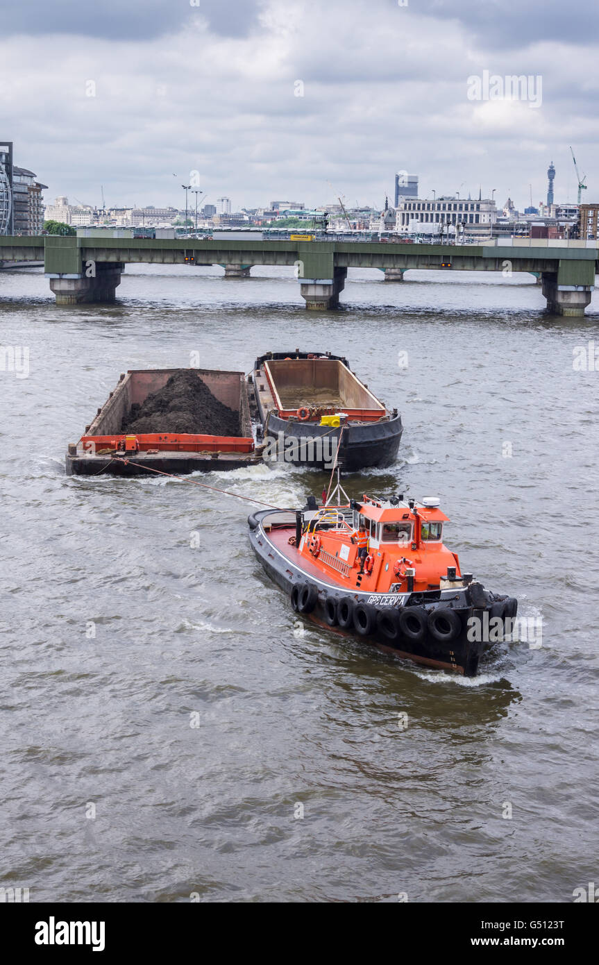 Thames tug tugboat hi-res stock photography and images - Alamy