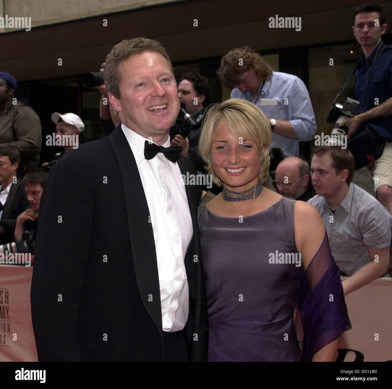 TV BAFTAS Bremner & wife Stock Photo - Alamy