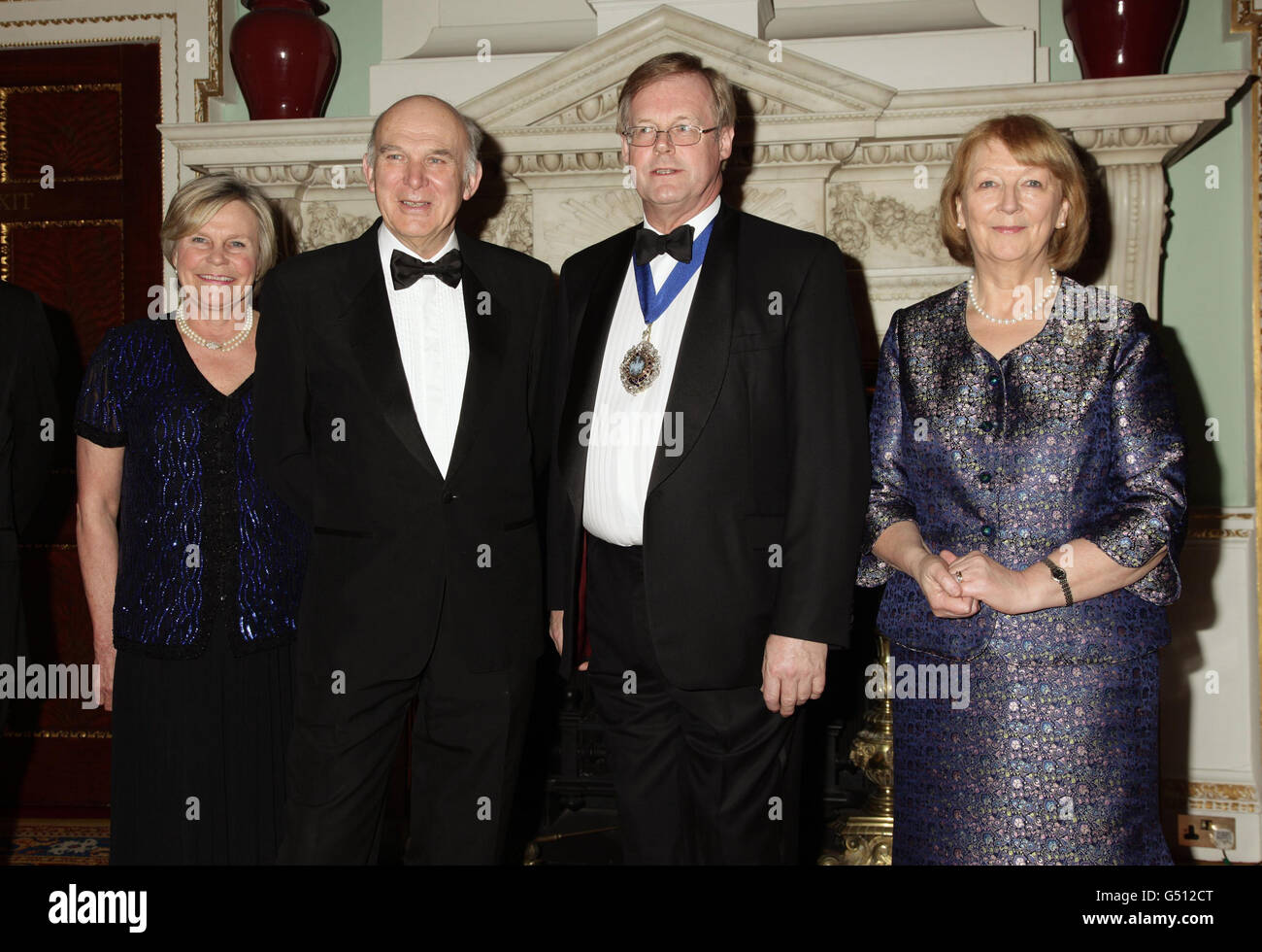 David wootton 2nd right and his wife liz right hi-res stock photography ...