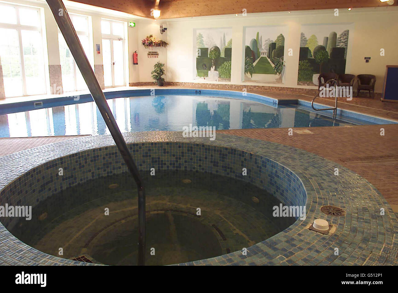 The indoor pool at the Balmer Lawn Hotel at Brockenhurst, in the New ...